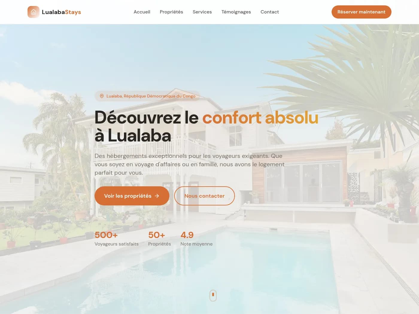 Lualaba Airbnb Site