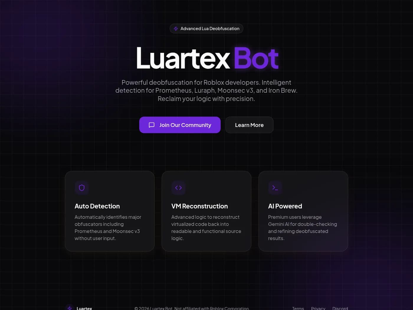 Luartex Discord Bot