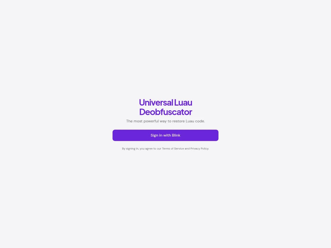 Universal Luau Deobfuscator