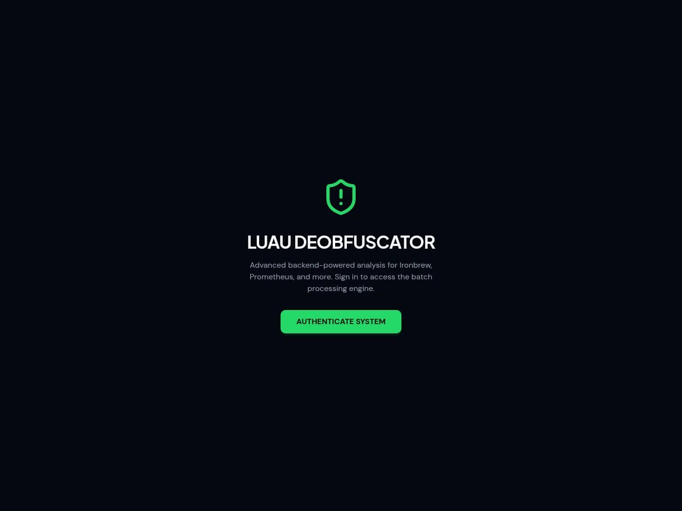 Luau Script Deobfuscator