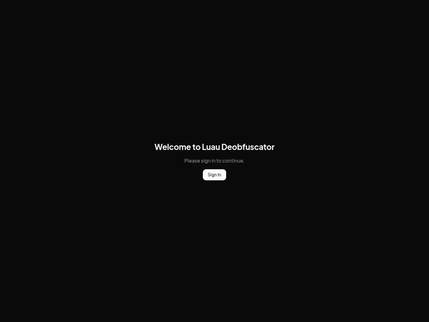 Luau Deobfuscator Pro