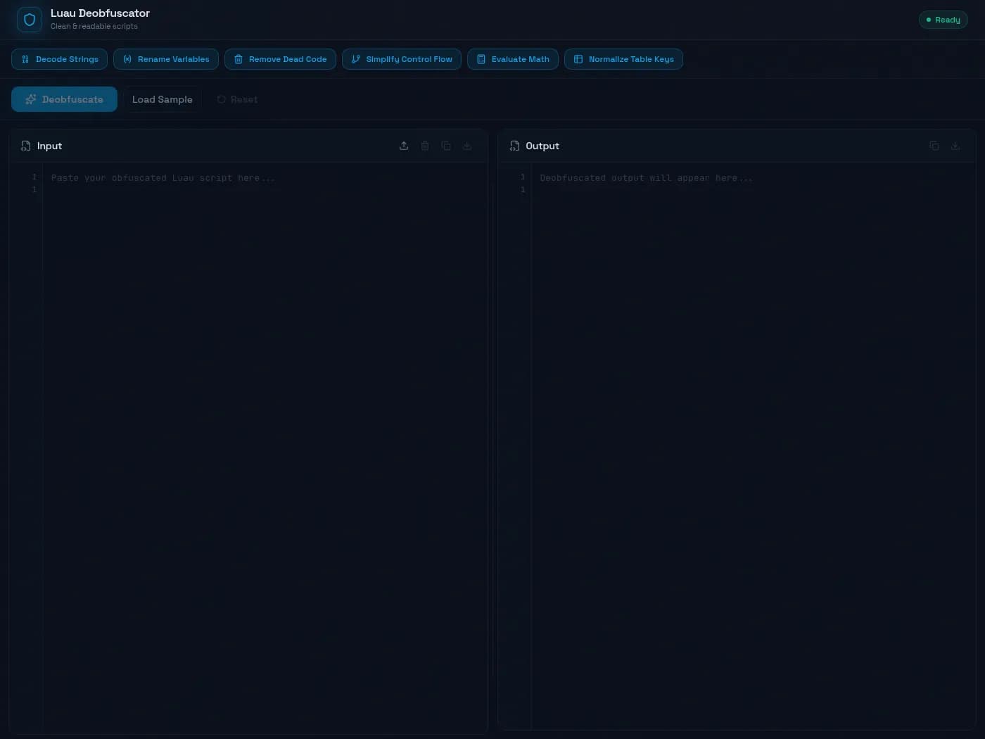 Luau Script Deobfuscator