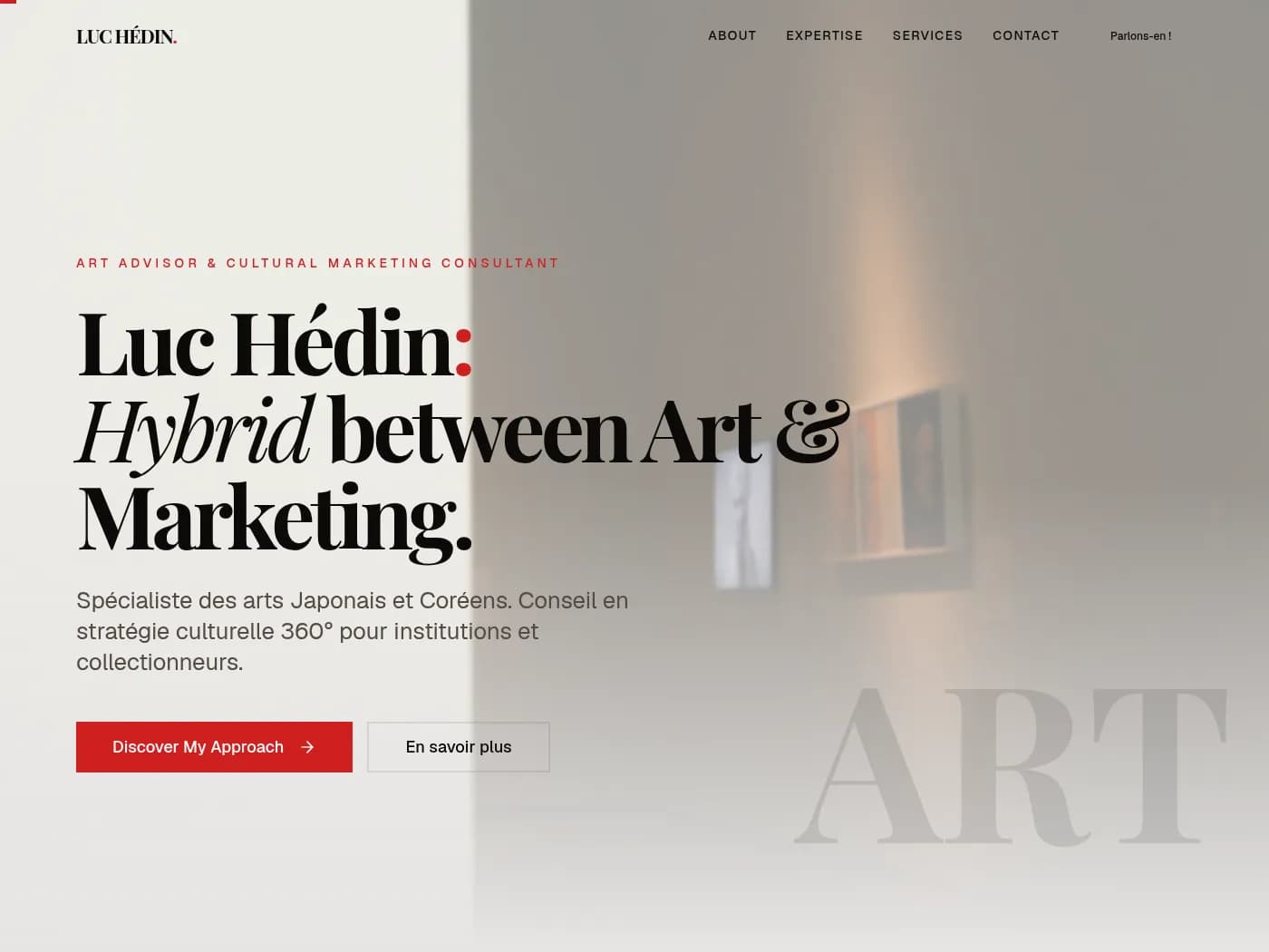Luc Hedin Agency Site
