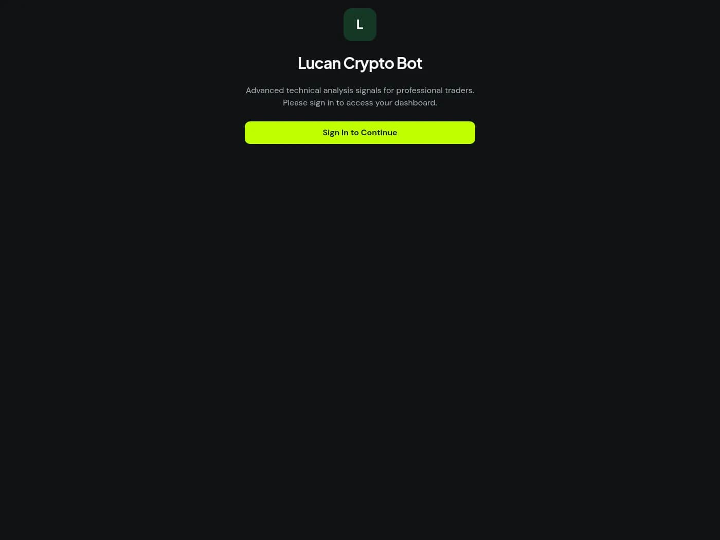 Lucan Crypto Bot