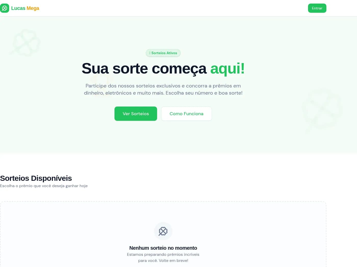 Lucas Mega Sorteio
