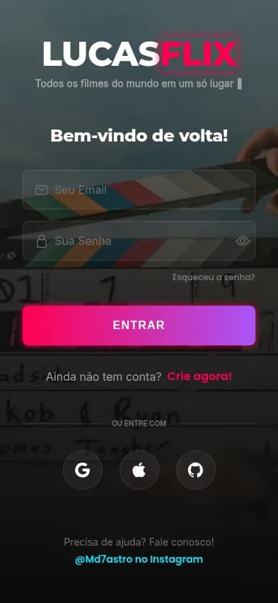 LUCASFLIX Streaming App
