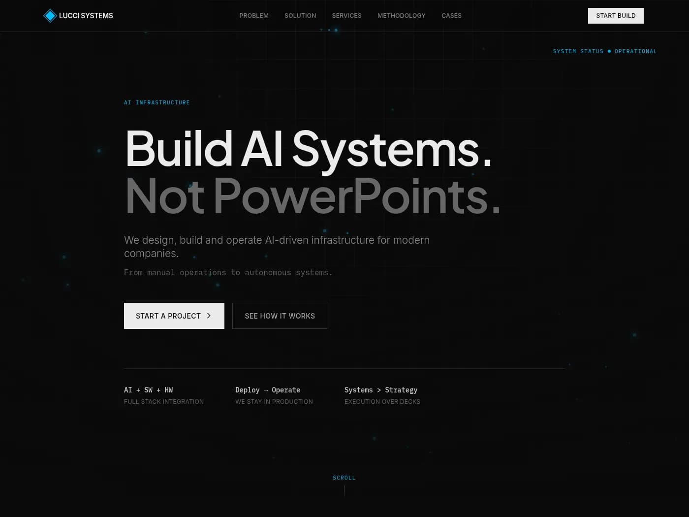 Lucci Systems One-Page