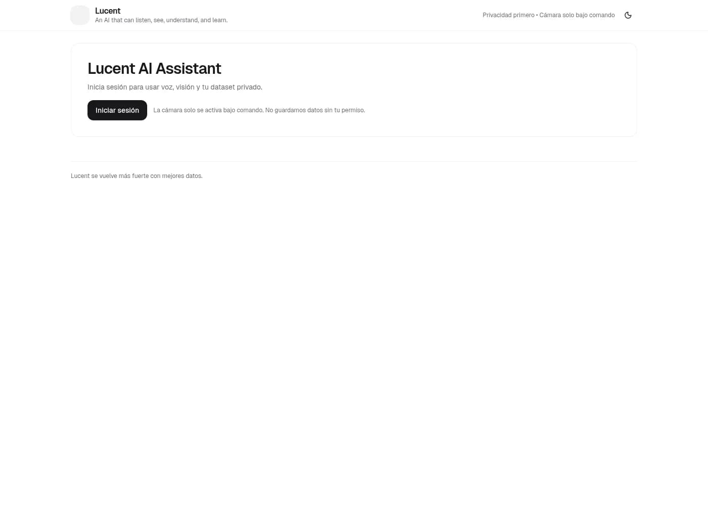 Lucent AI Assistant