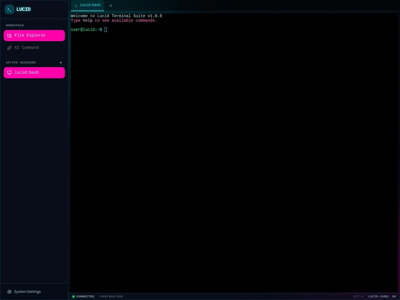 Lucid Terminal Suite