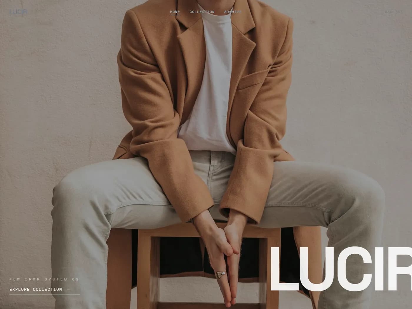 LUCIR Streetwear Website