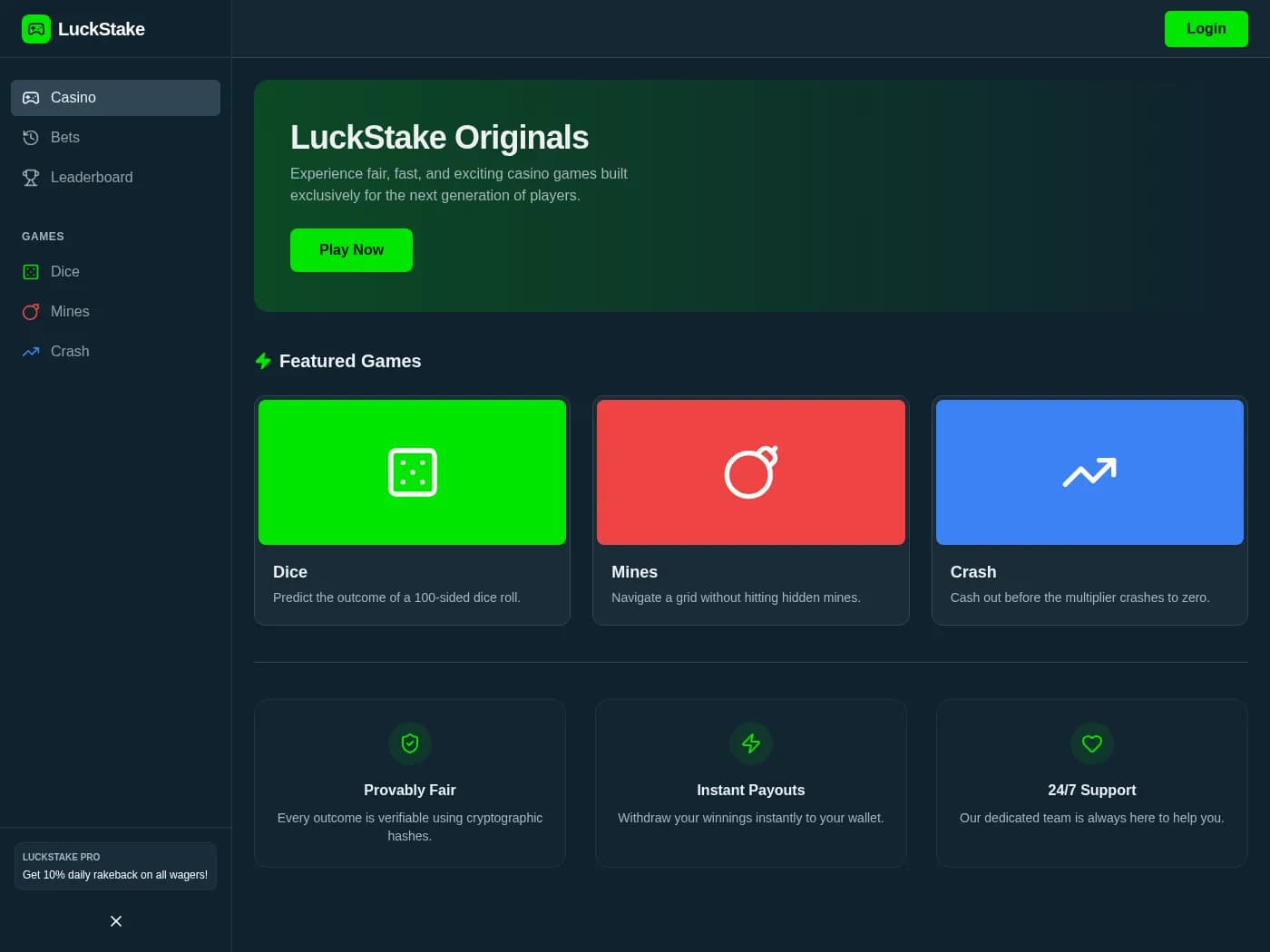 LuckStake Casino