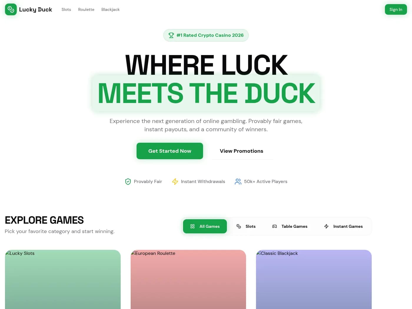 Lucky Duck Casino