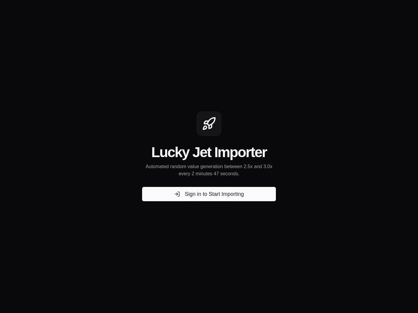 Lucky Jet Importer