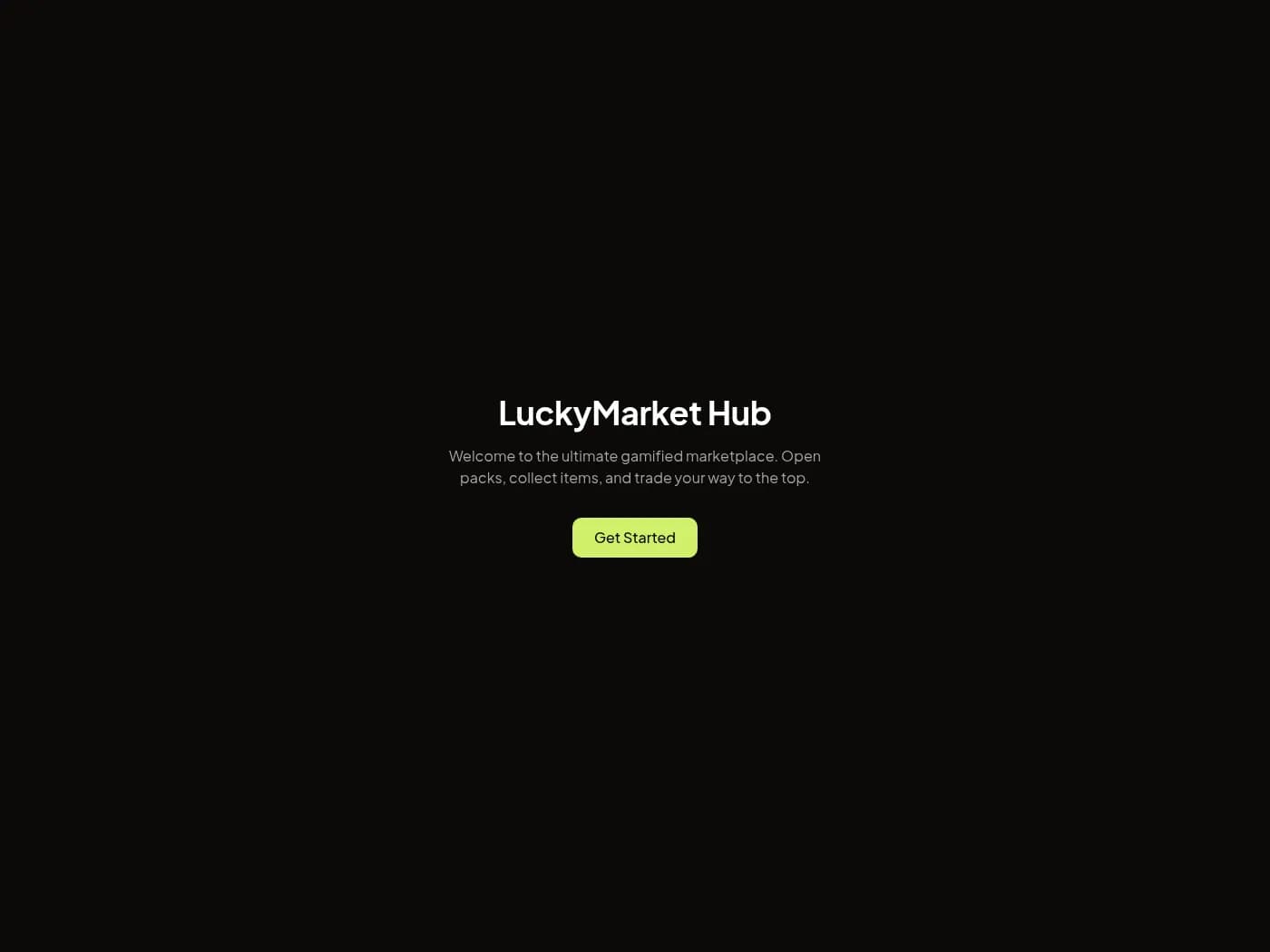LuckyMarket Hub