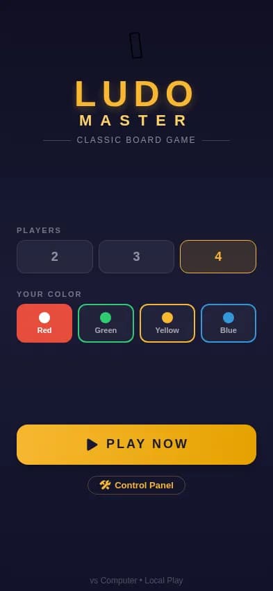 Ludo Master Control