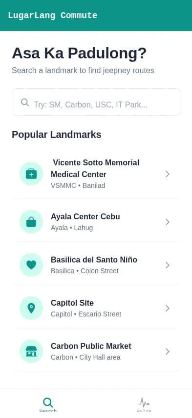 LugarLang Commute App