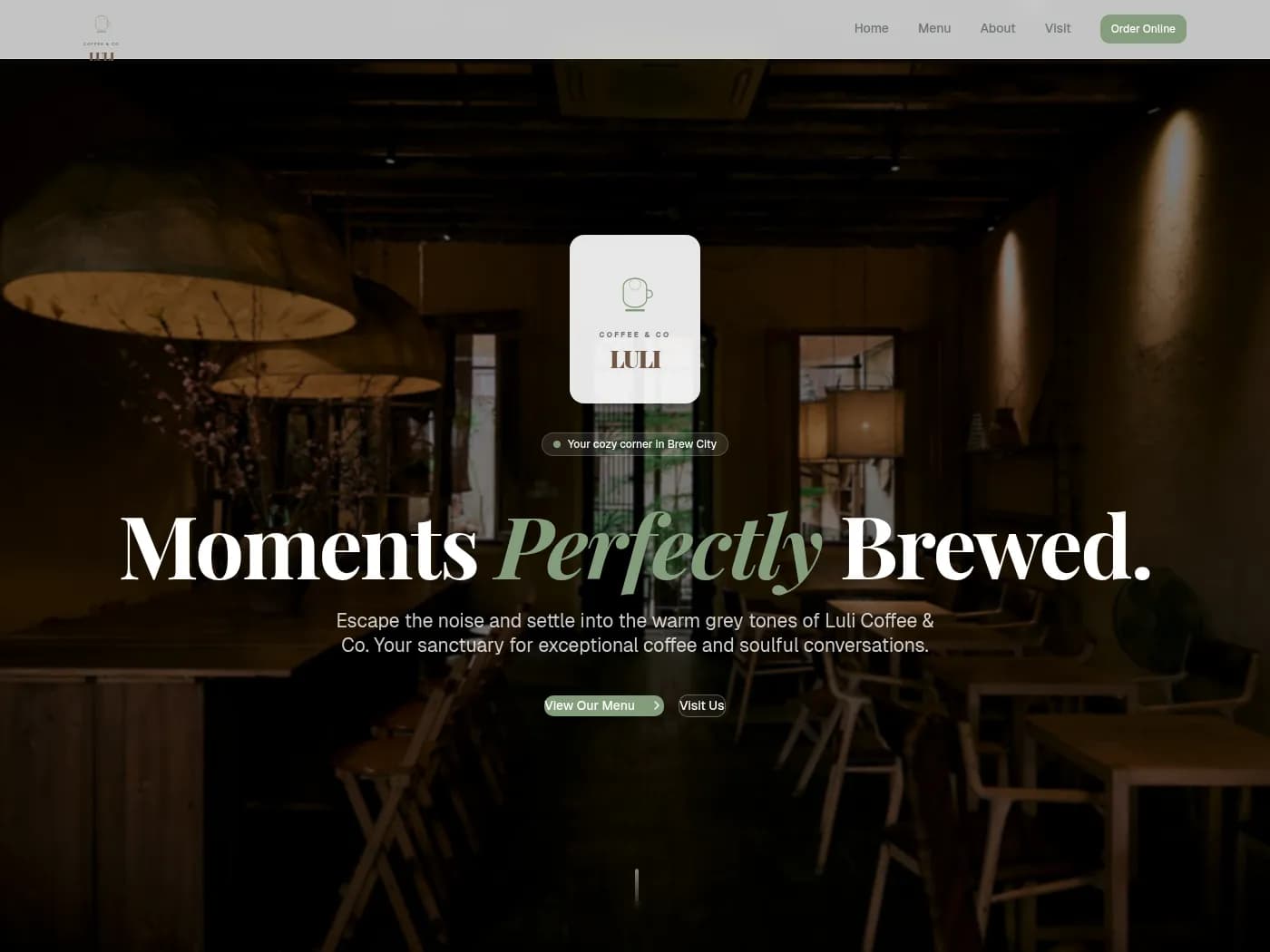 Luli Coffee & Co. Site