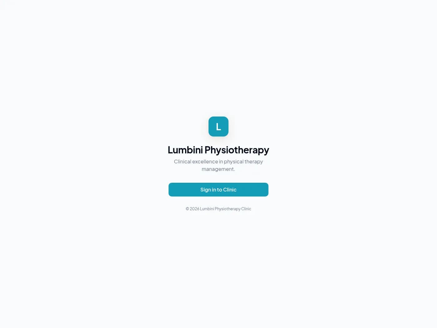 Lumbini Physio Manager