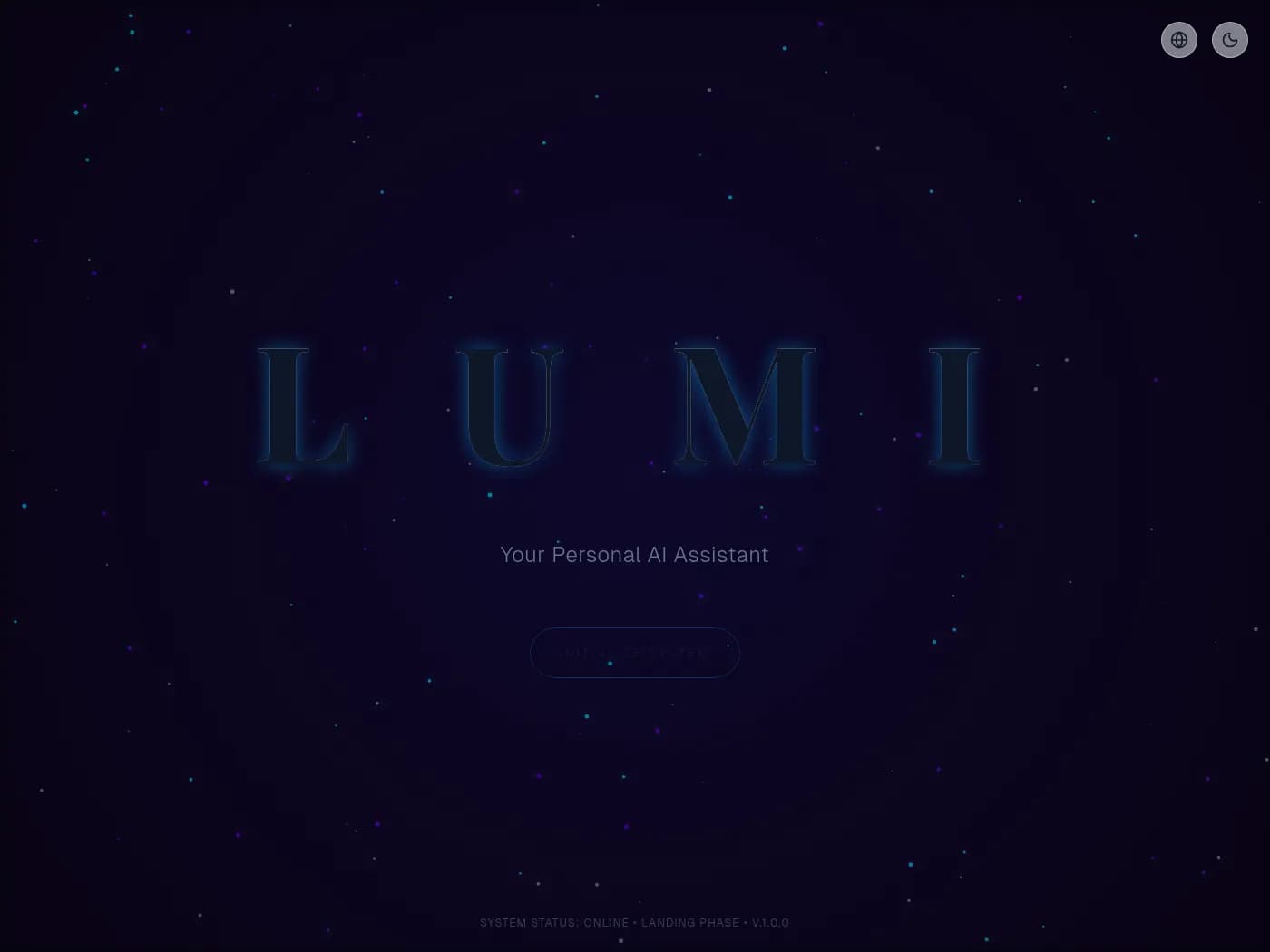 LUMI Cinematic AI Landing