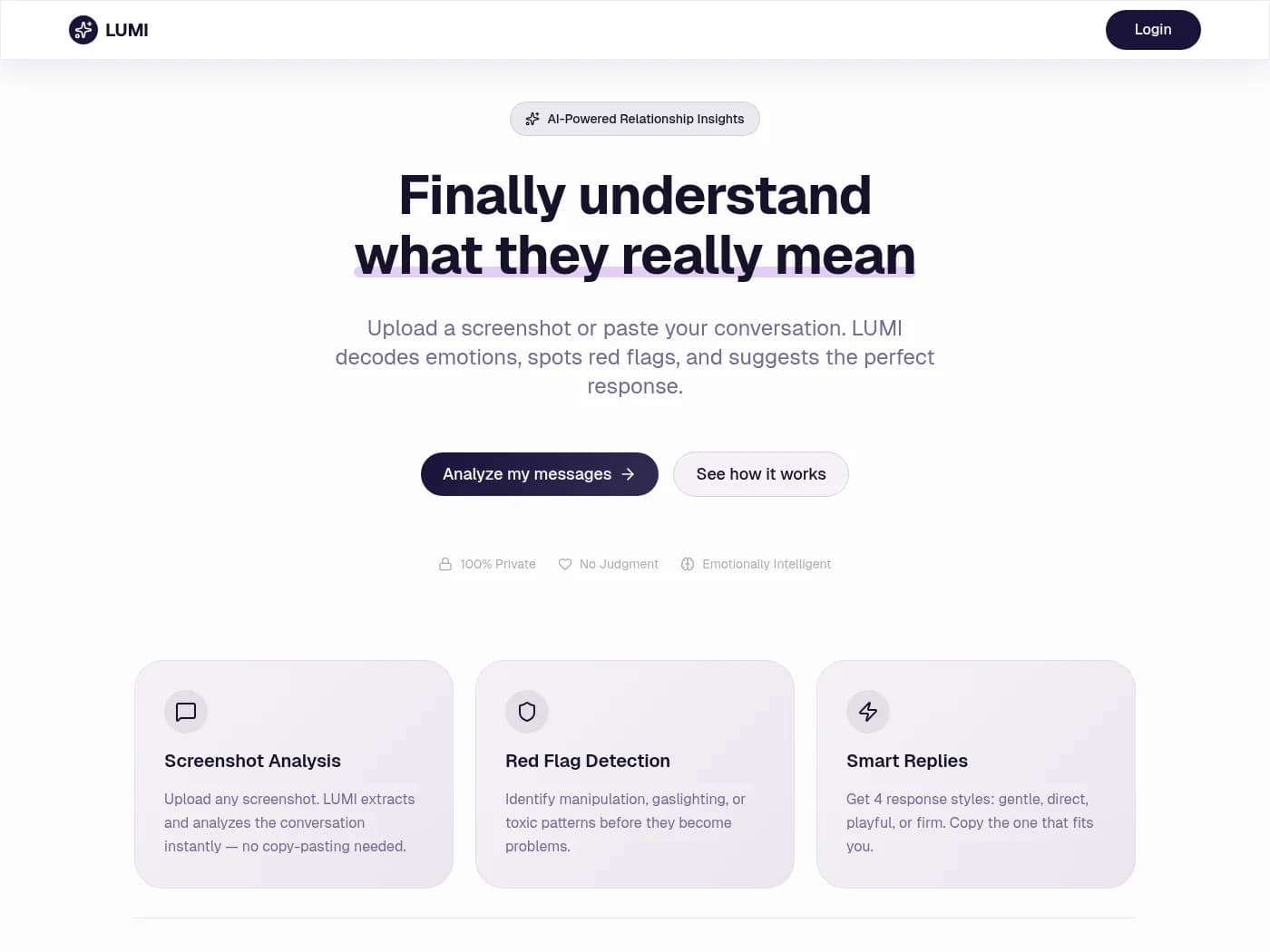 LUMI Conversation Analyzer