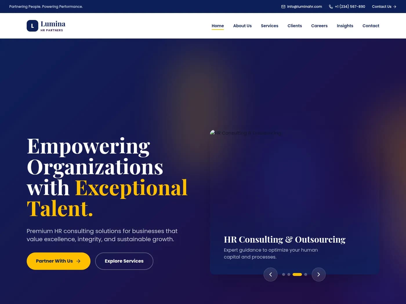 Lumina HR Partners Site