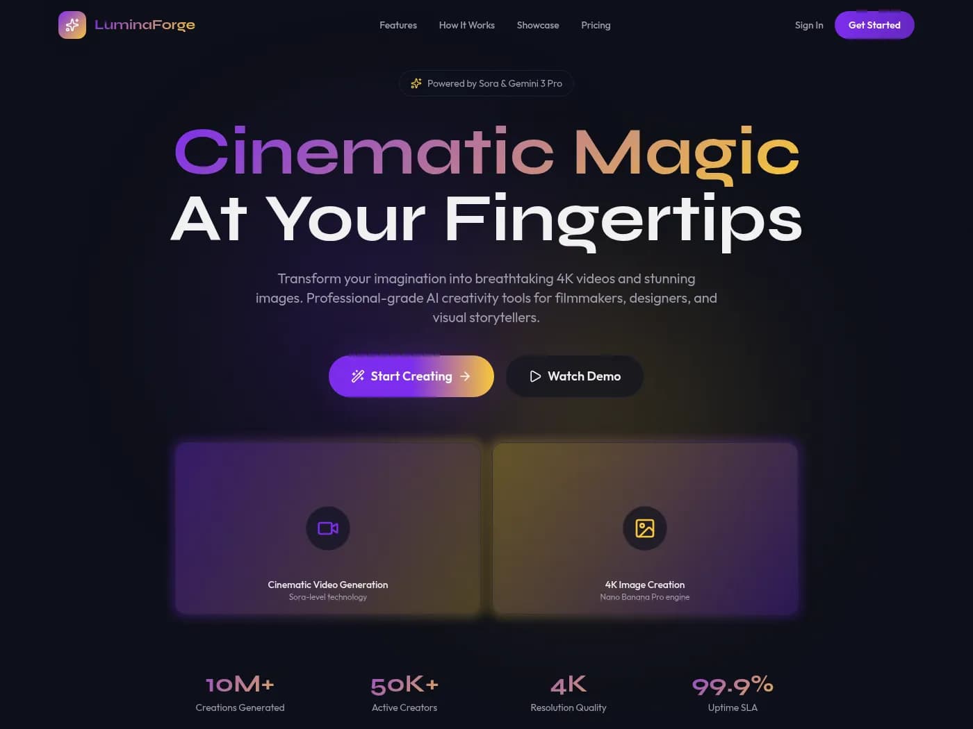 LuminaForge AI Studio