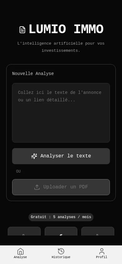 Lumio Immo Mobile