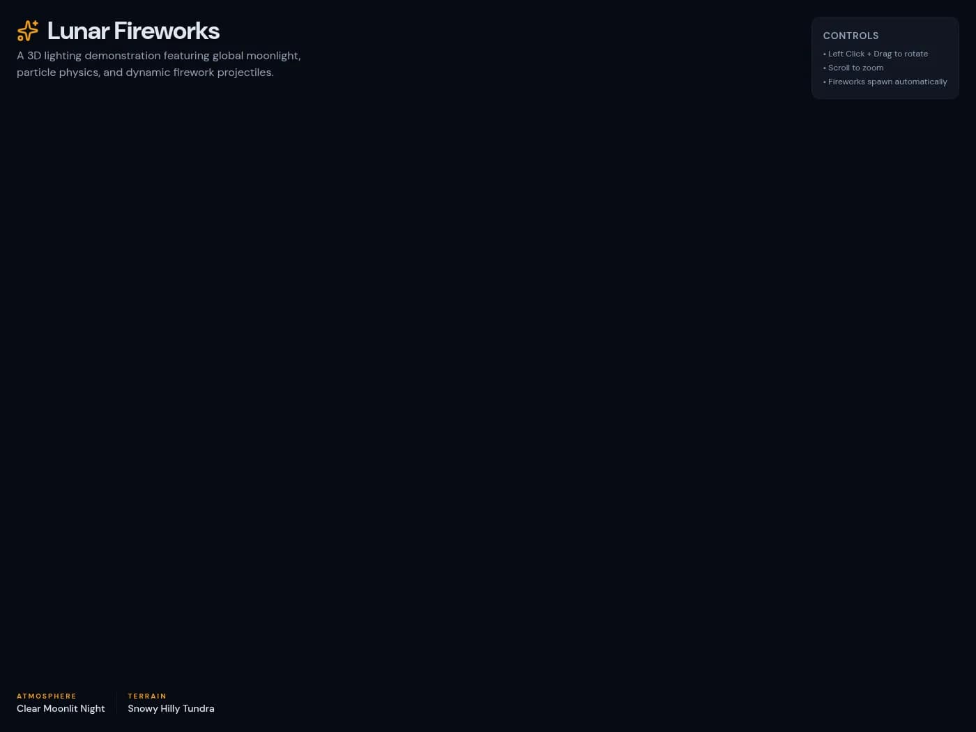 Lunar Fireworks Visualizer