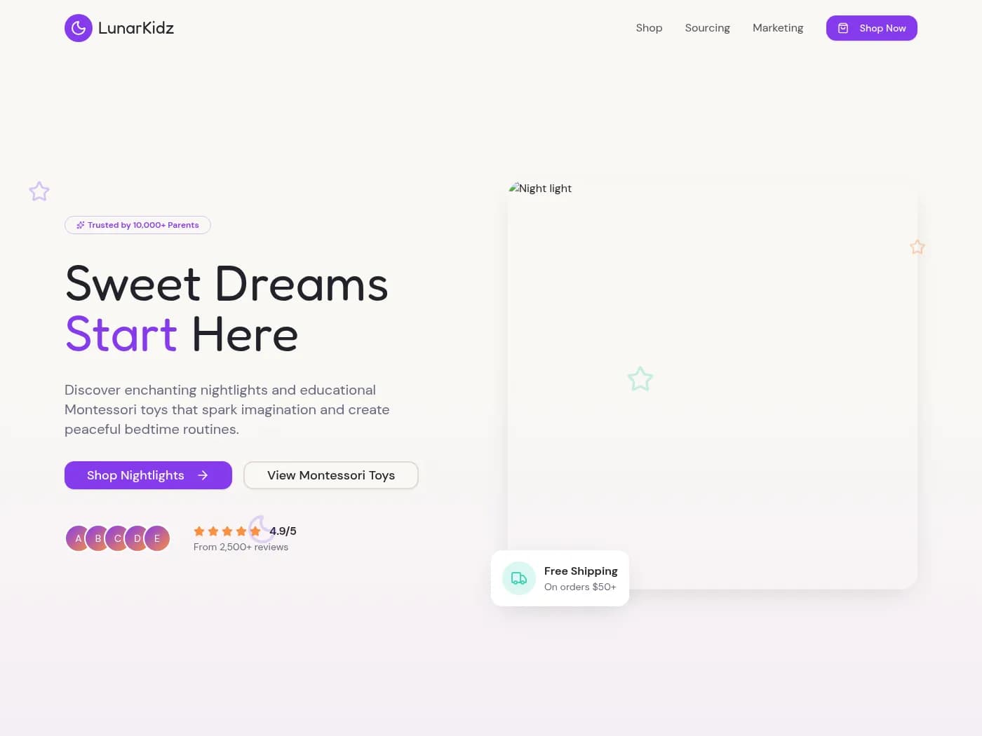 LunarKidz Storefront