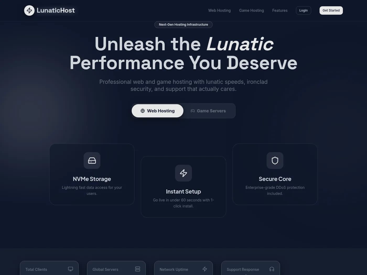 LunaticHost Hosting Hub