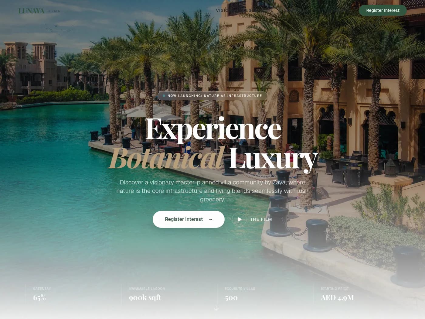 Lunaya Villa Community Web