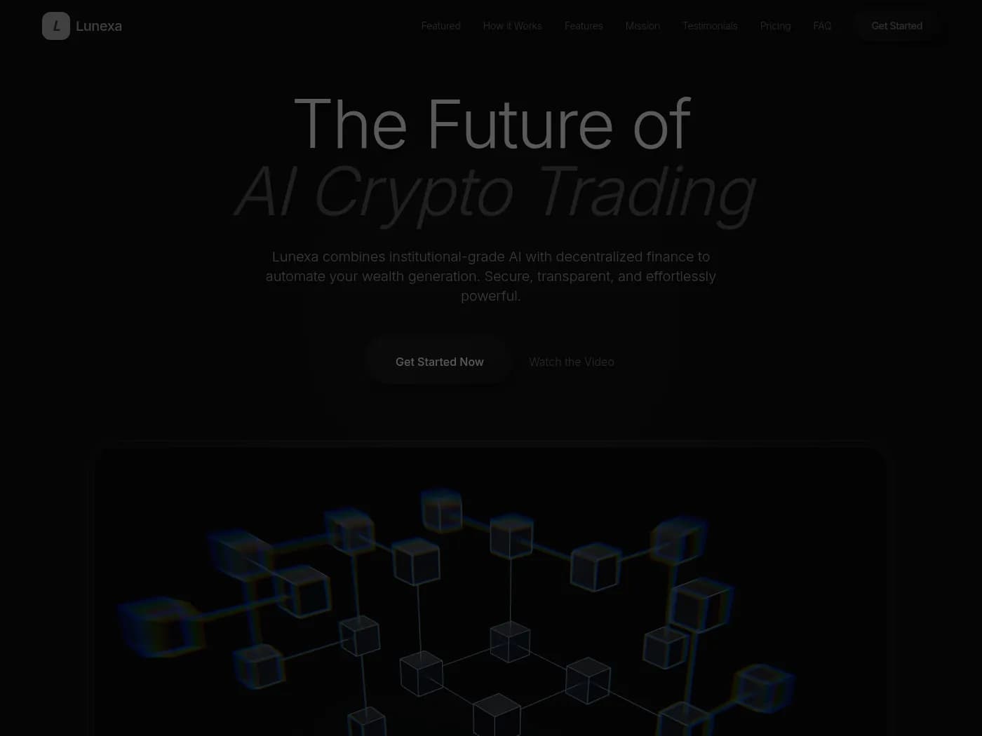 Lunexa Luxury AI Website