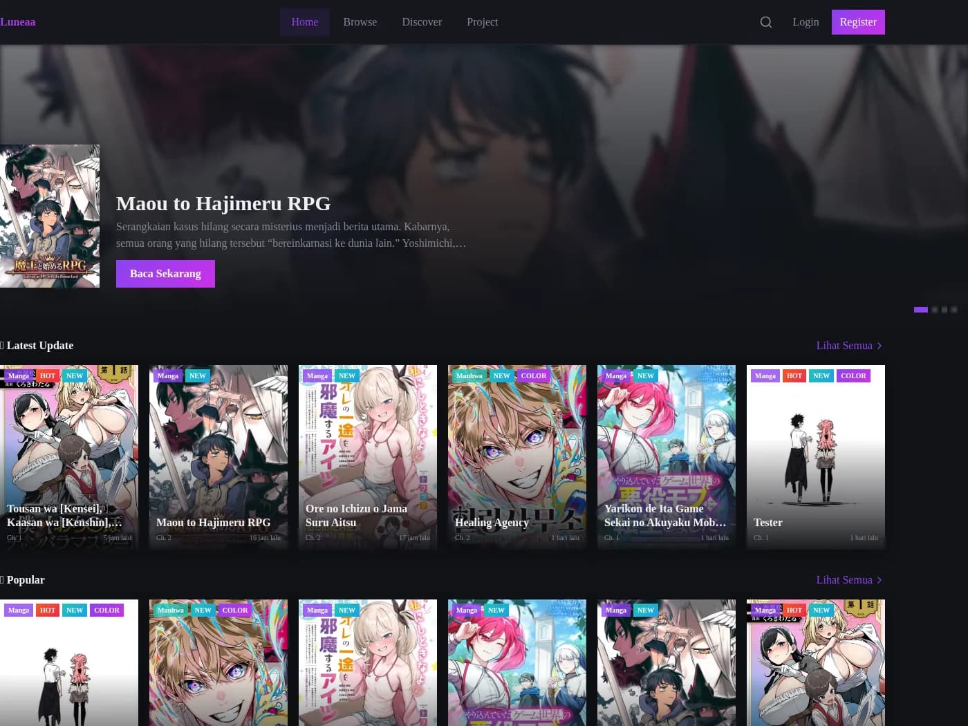 Luniaa Manga