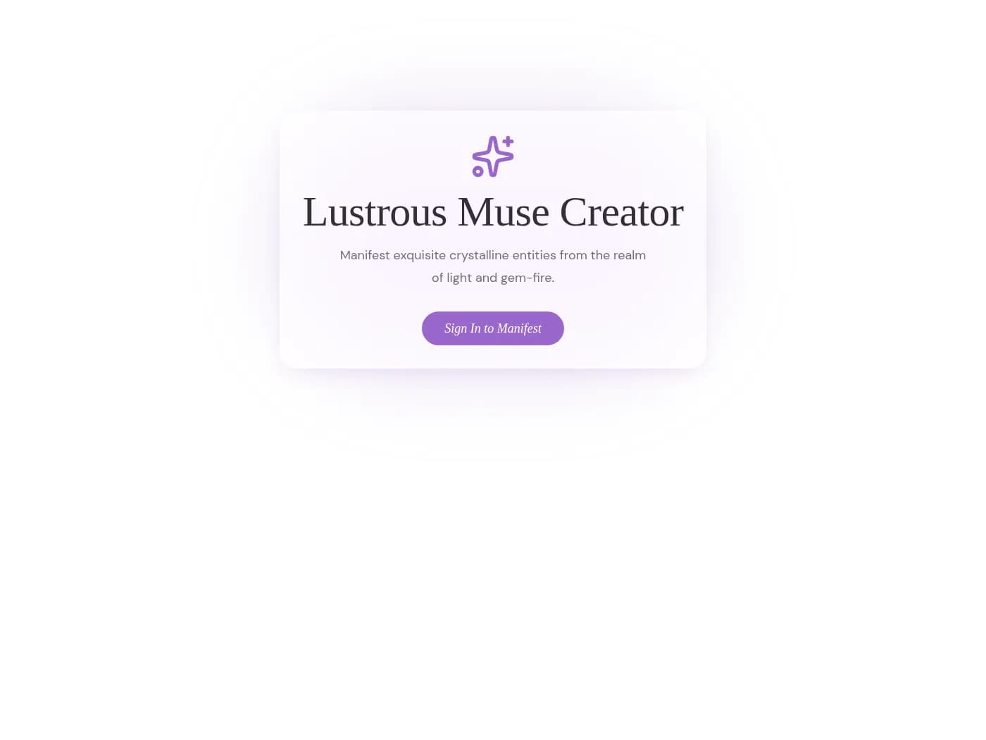 Lustrous Muse Creator