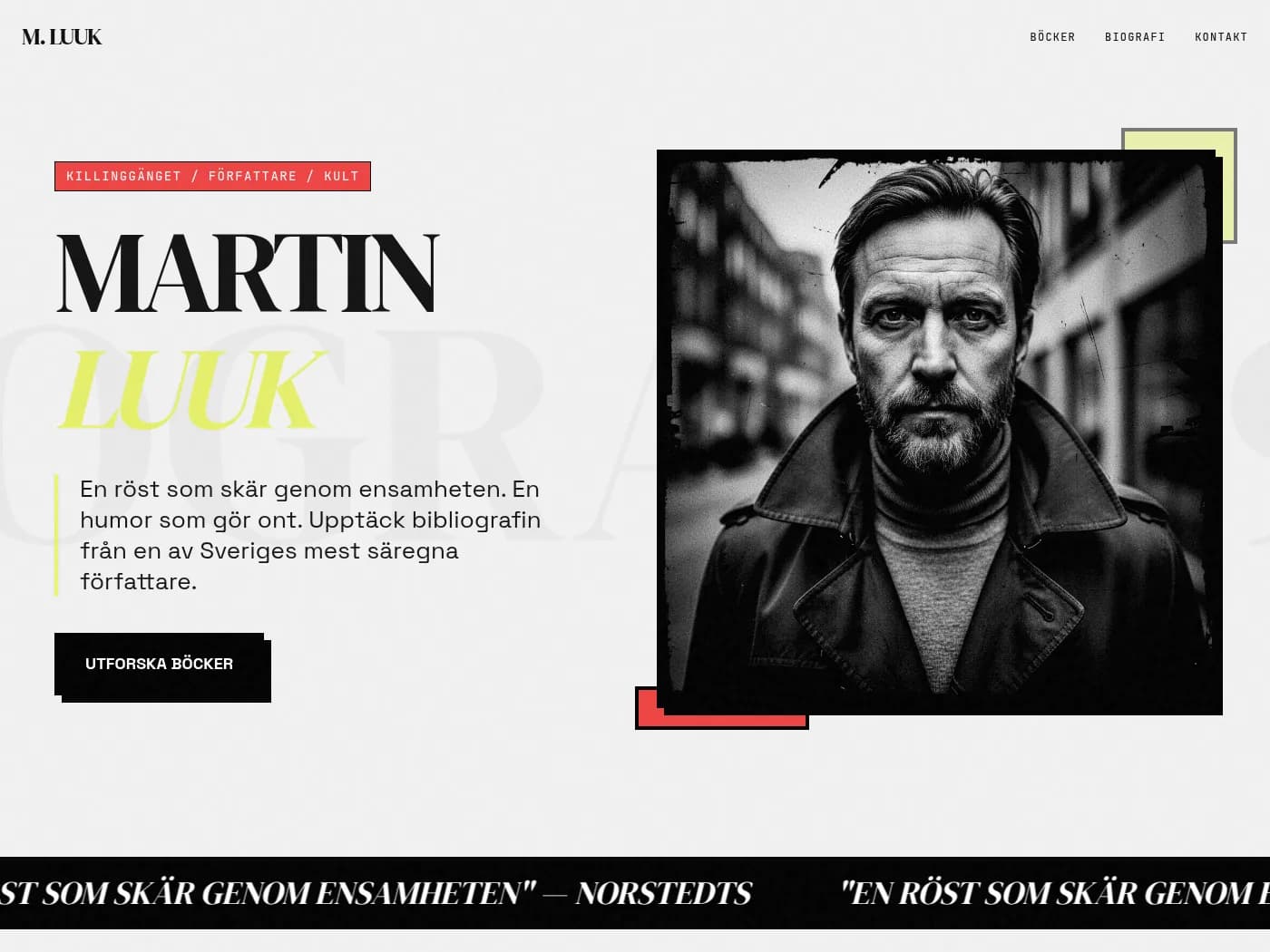 Martin Luuk Book Landing