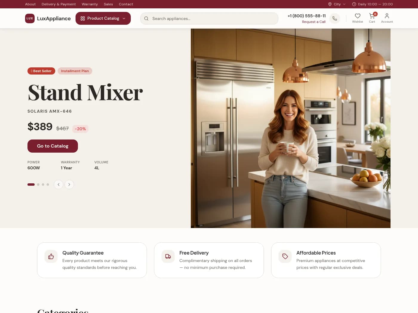LuxAppliance Storefront