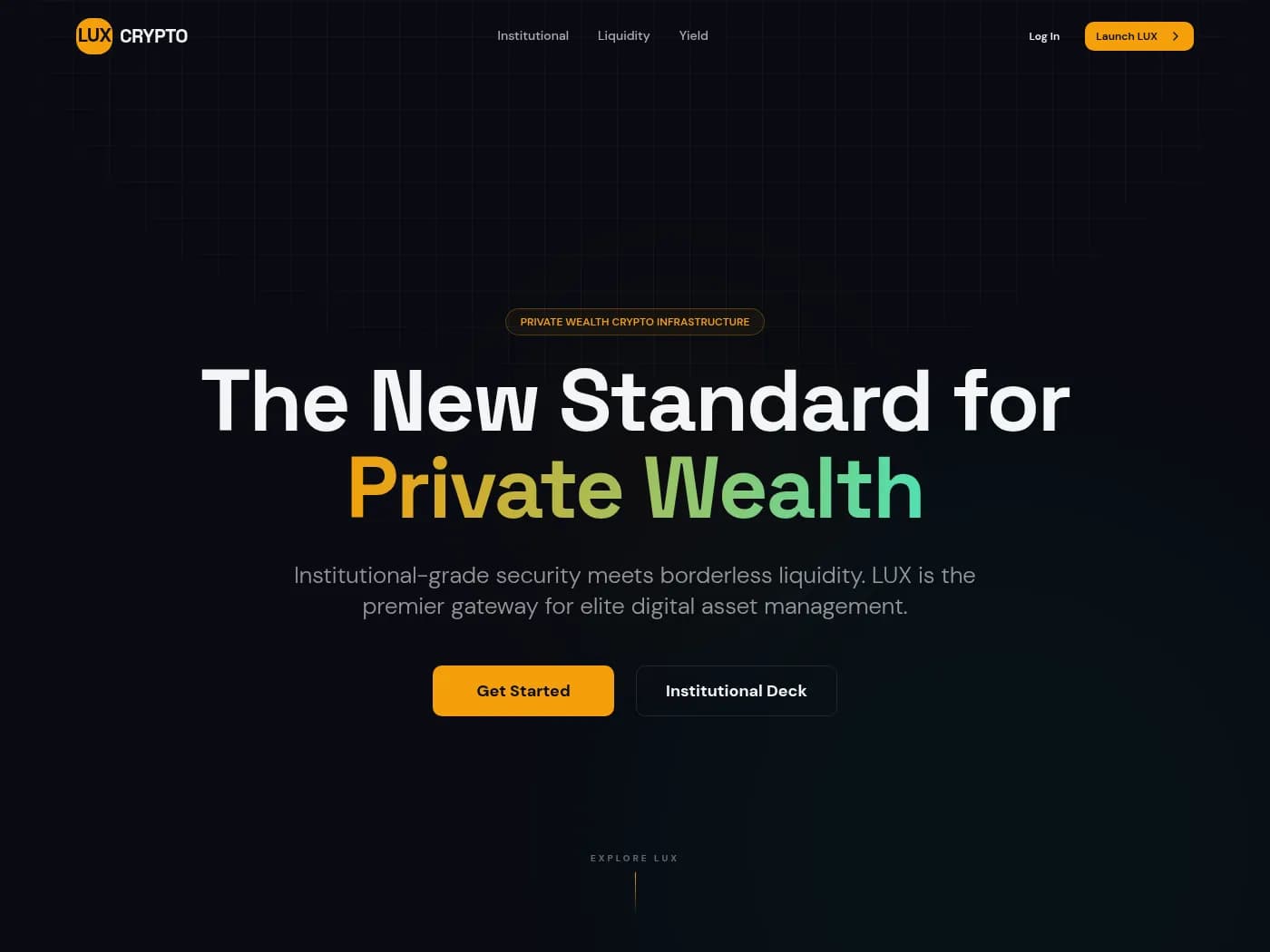 LUX Crypto Platform