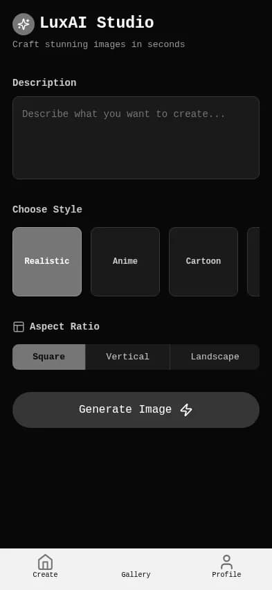 LuxAI Image Studio
