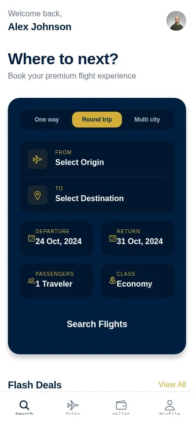 LuxAir Travel App