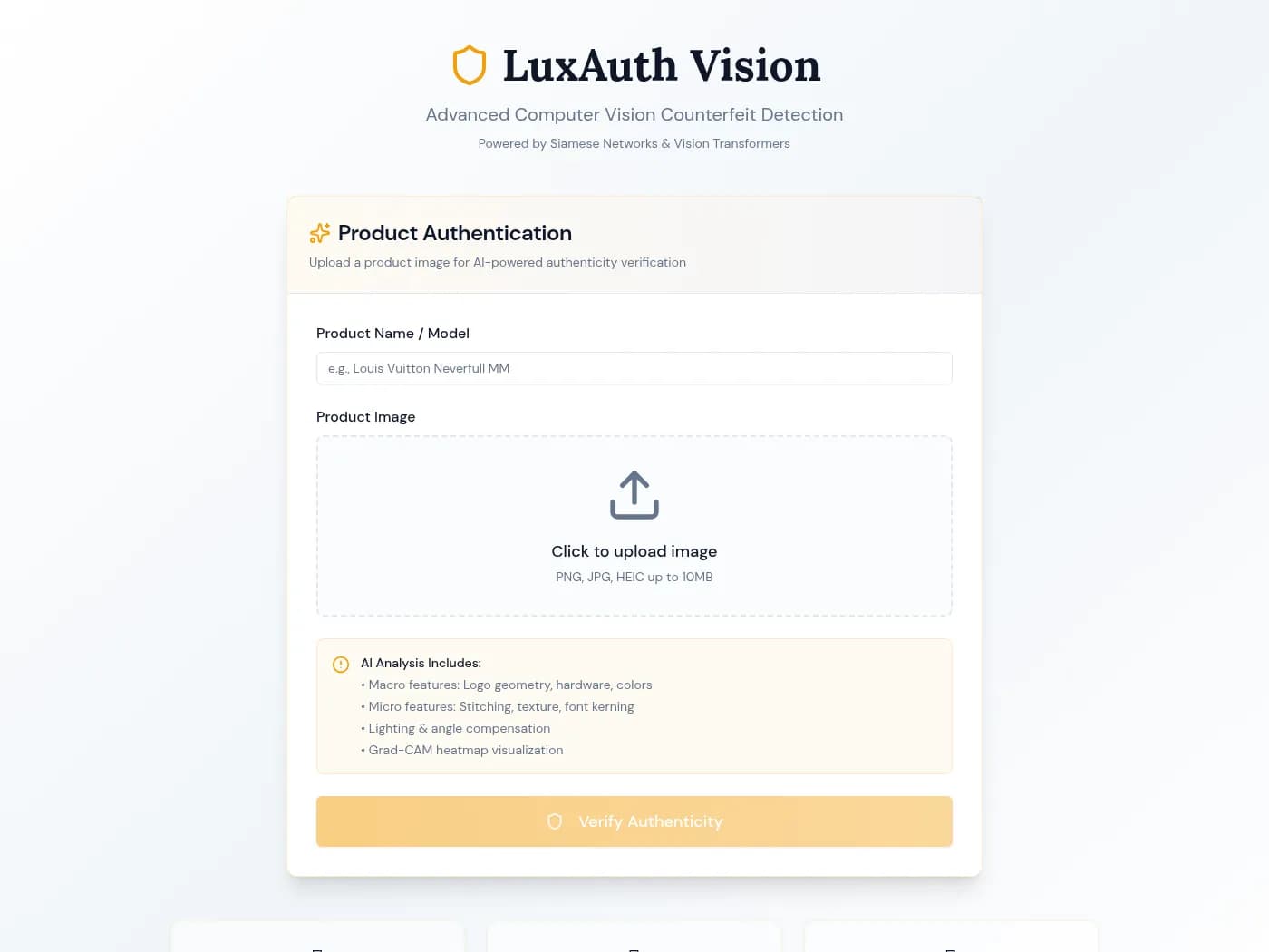 LuxAuth Vision
