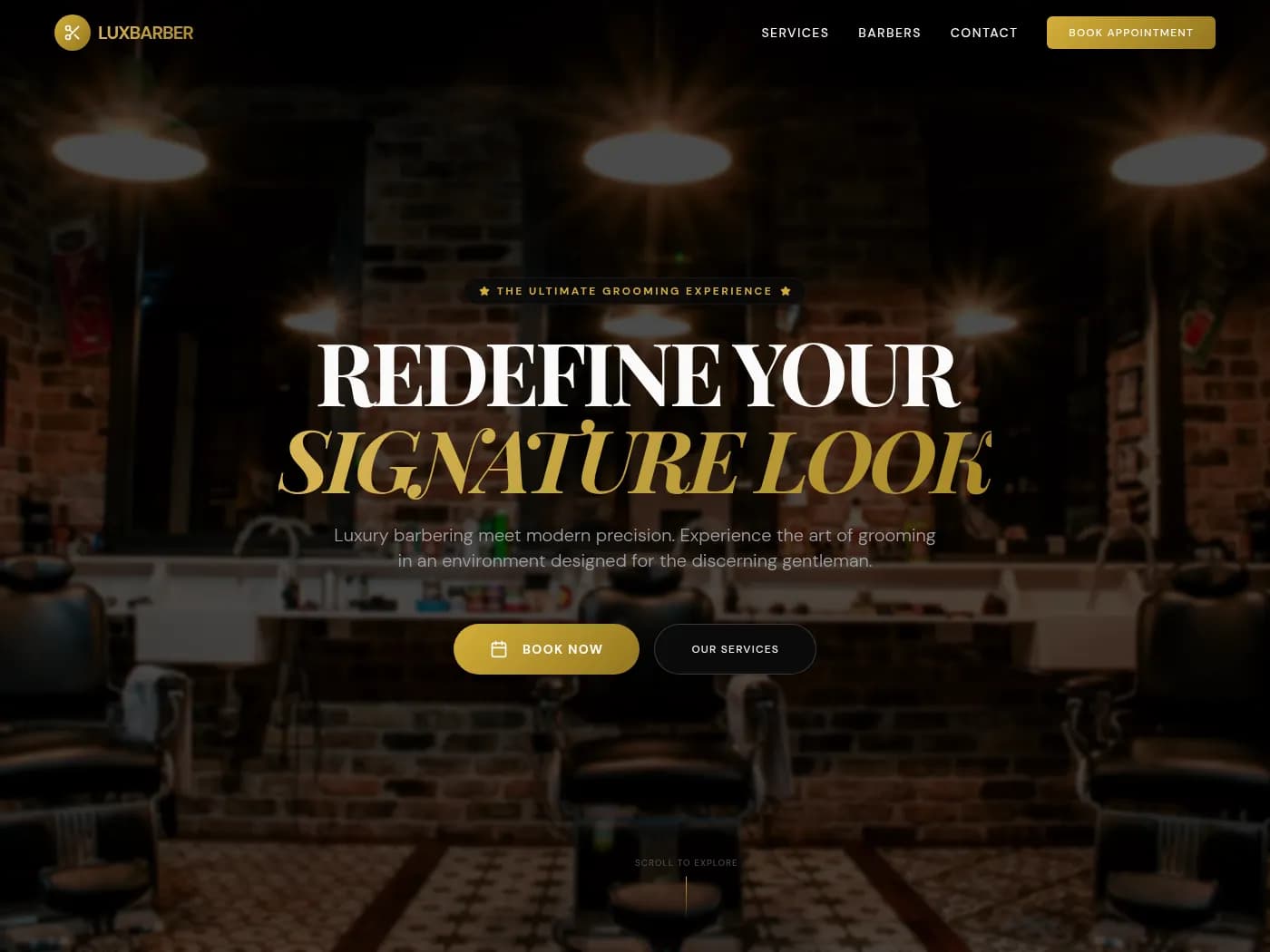 LuxBarber Online Suite