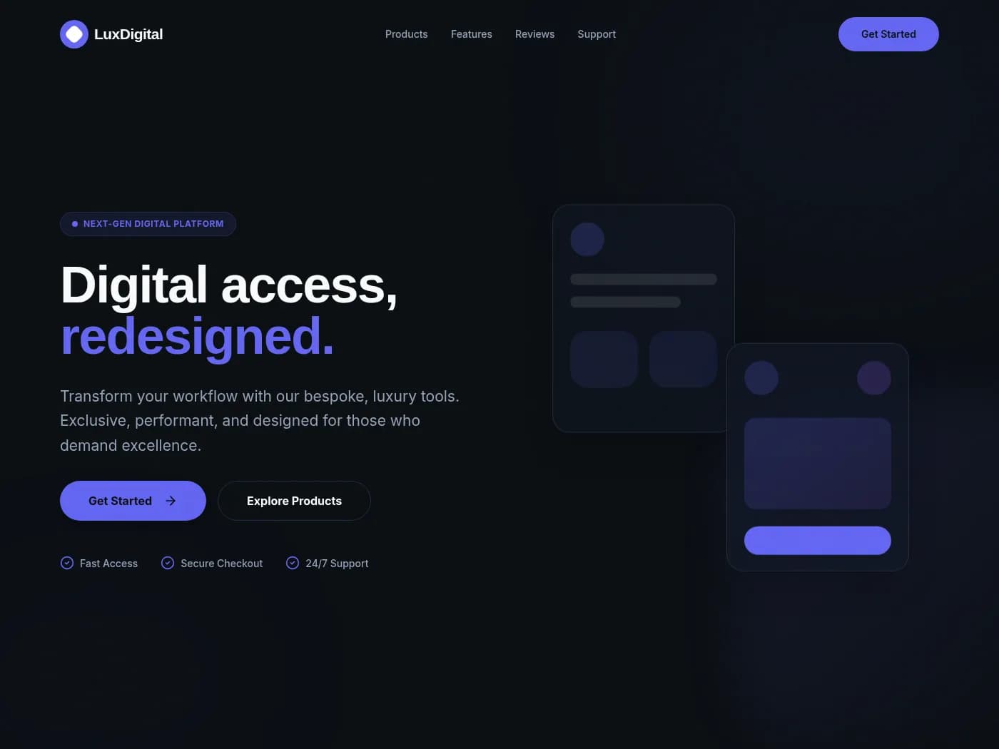 LuxDigital Redesign