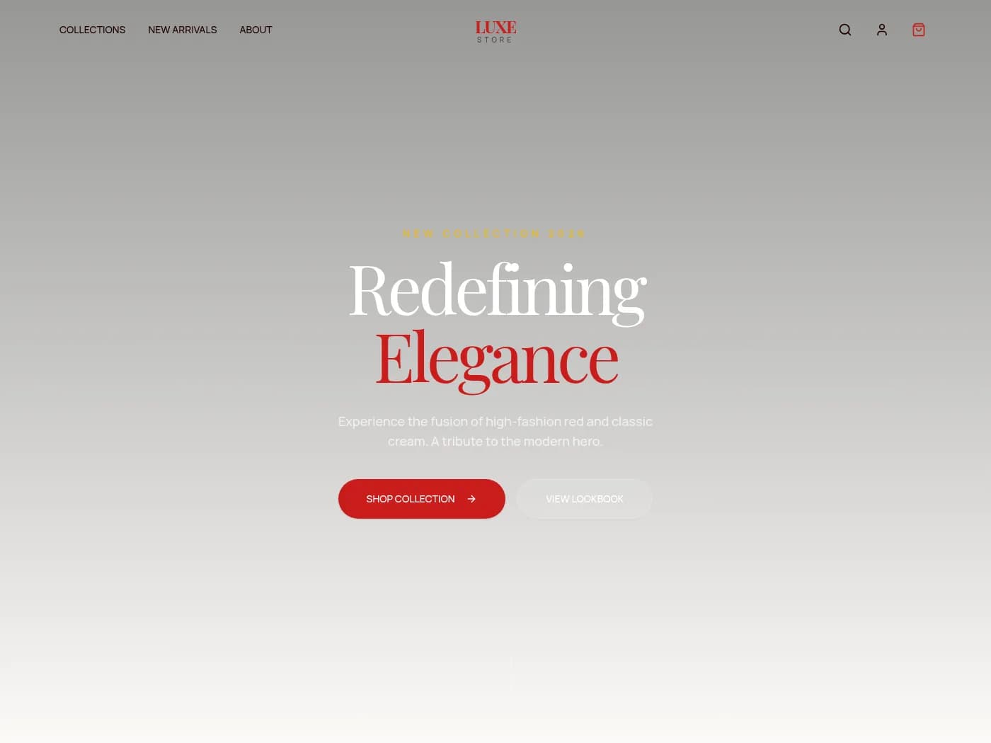 Red Cream Luxe Store