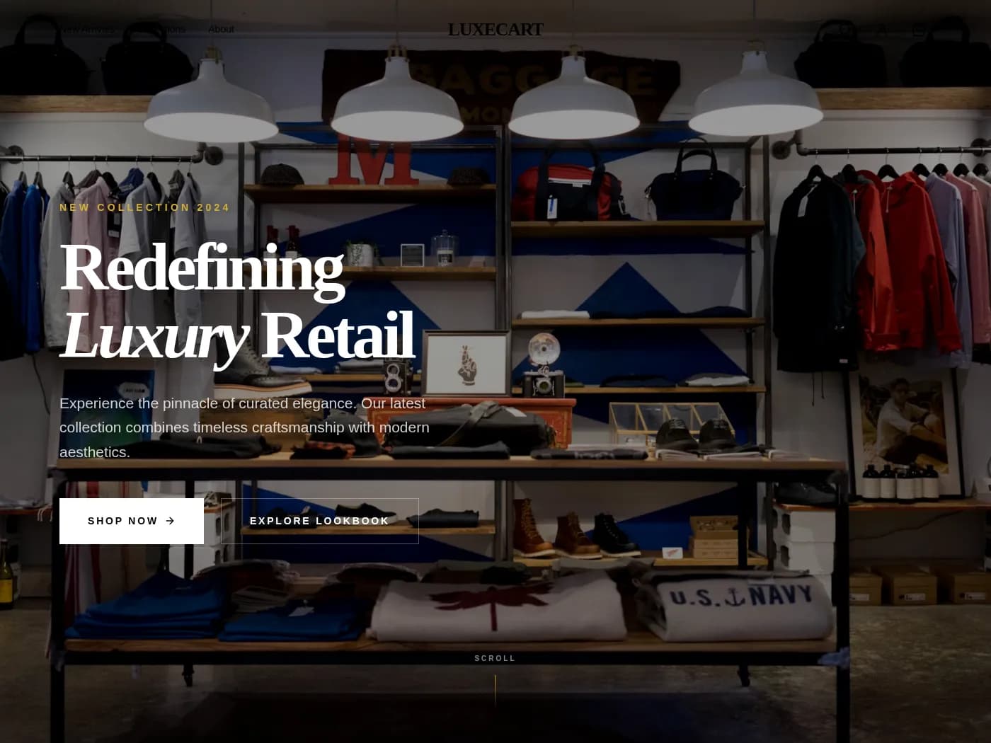 LuxeCart E-Commerce Web