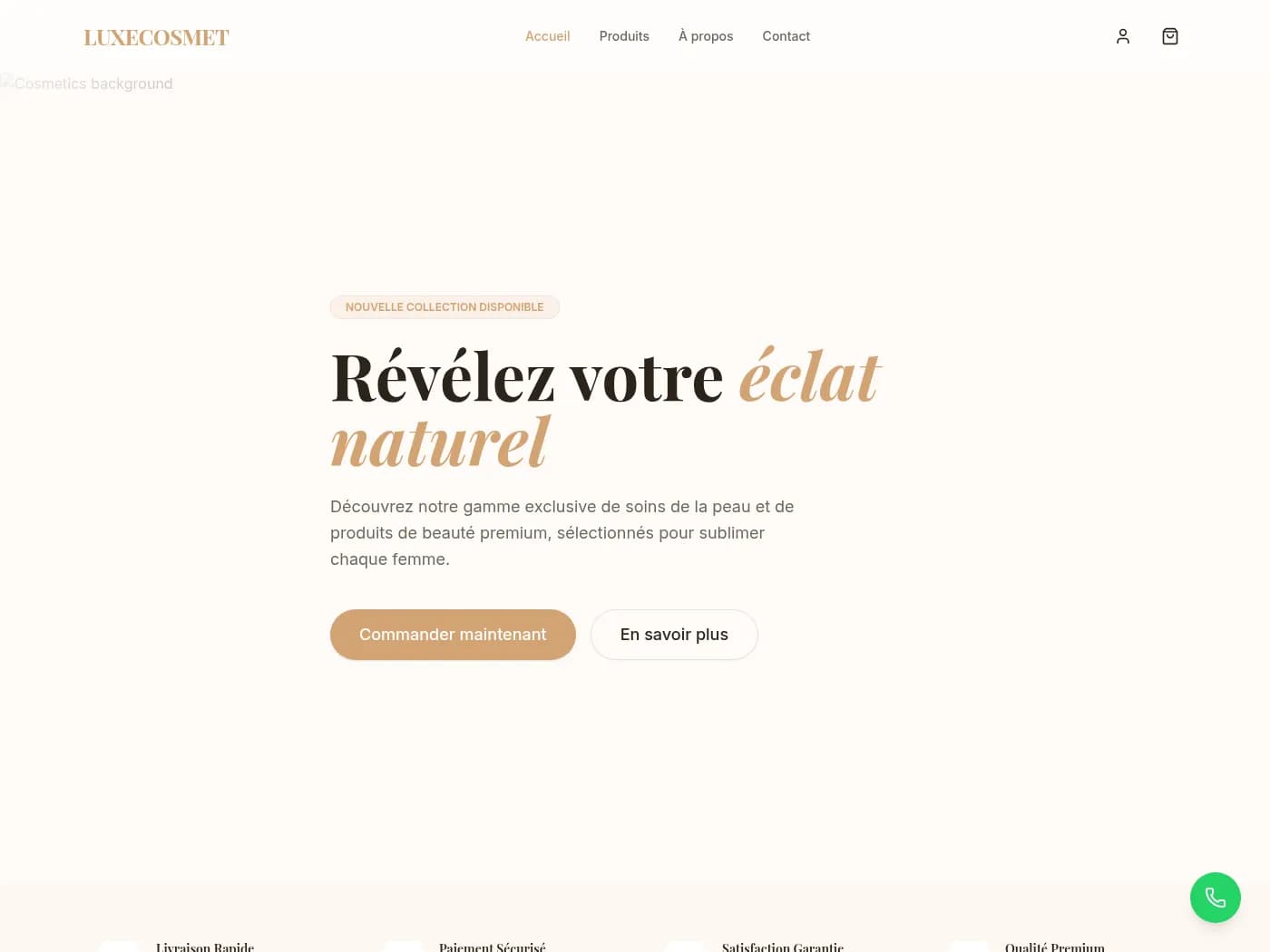 LuxeCosmetics Shop