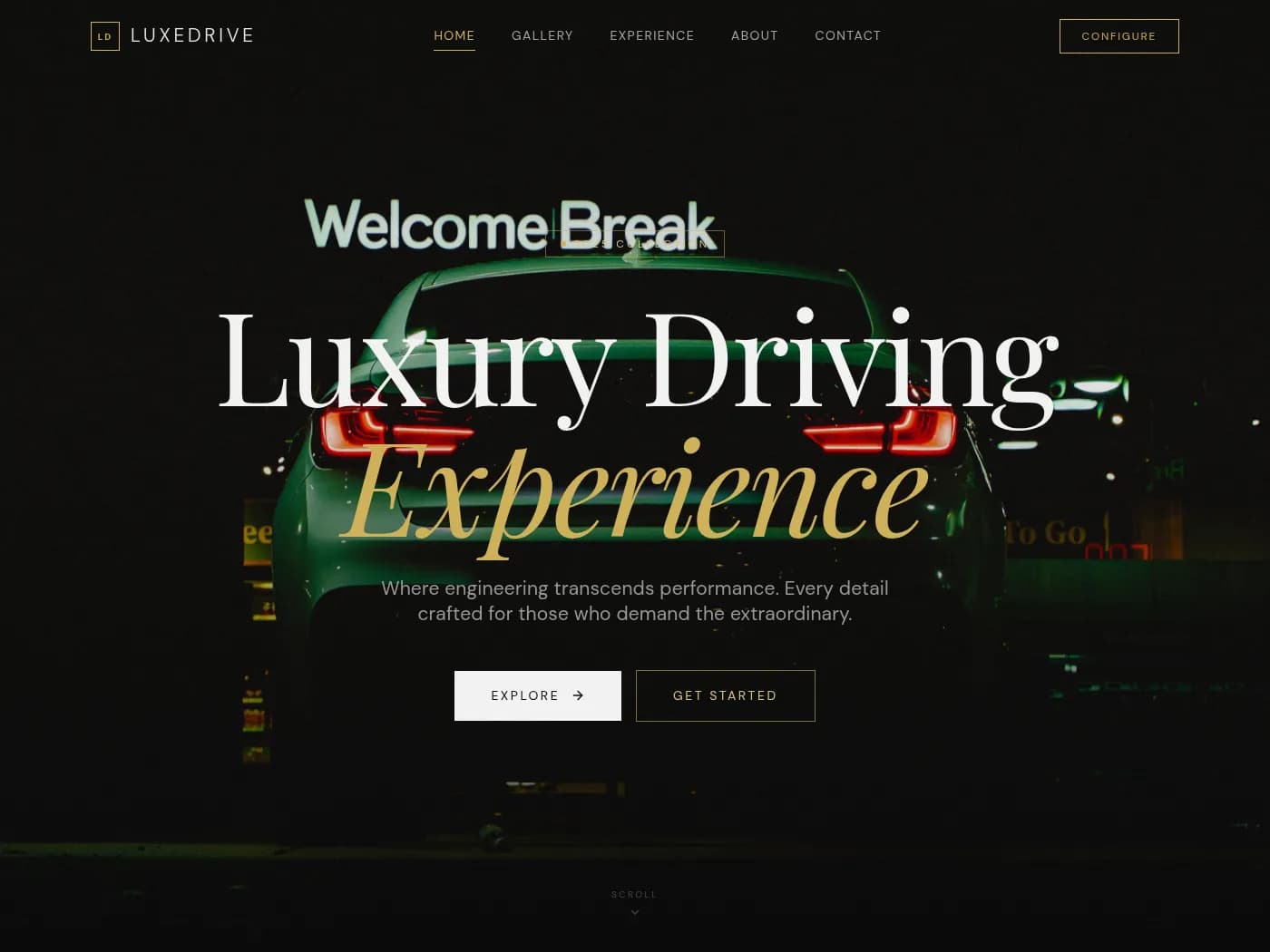 LuxeDrive Web Template
