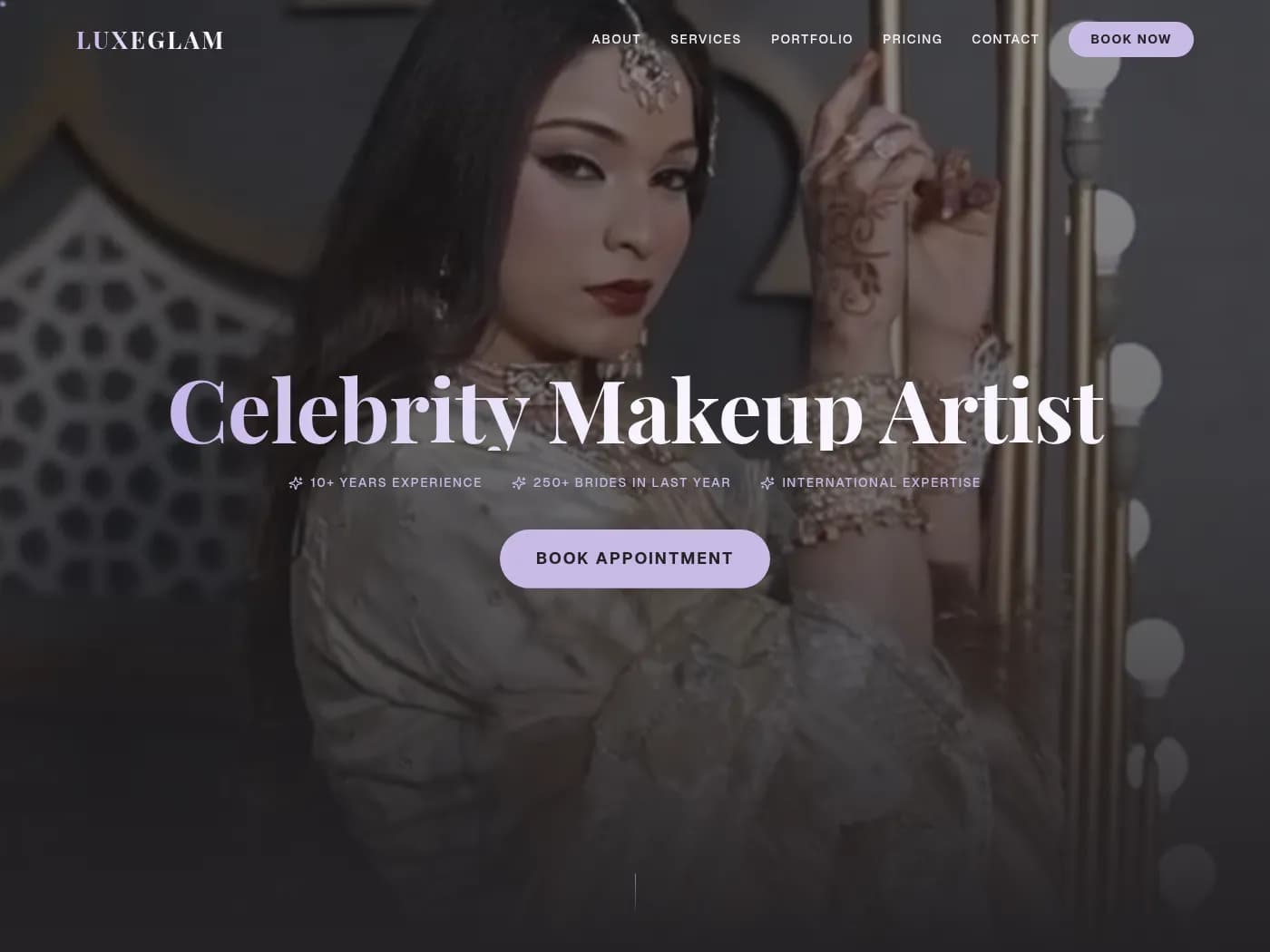 LuxeGlam Portfolio