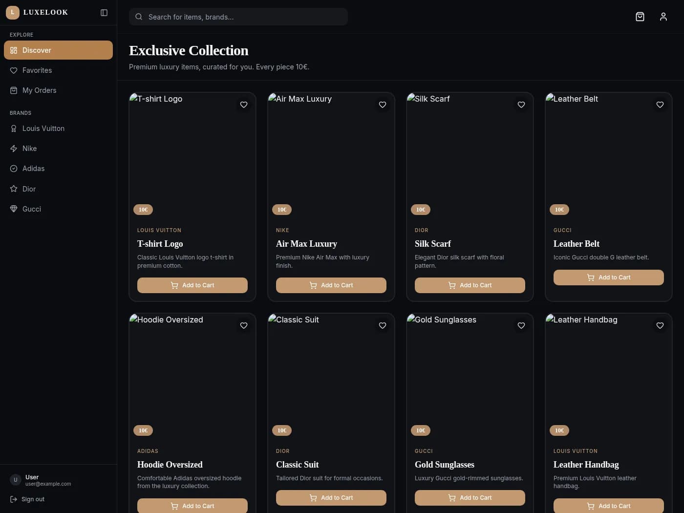 LuxeLook Finder