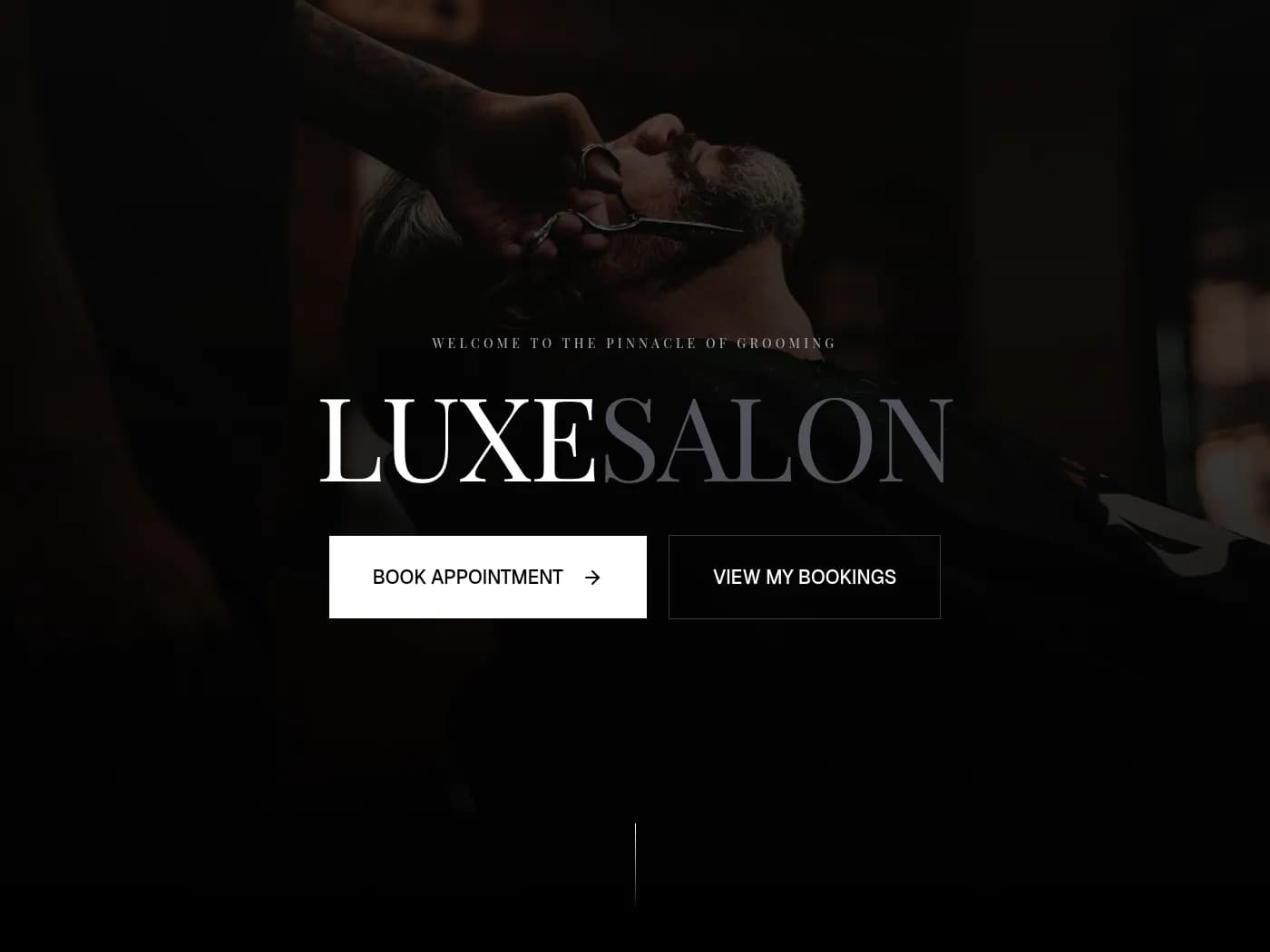LuxeSalon Booking Portal