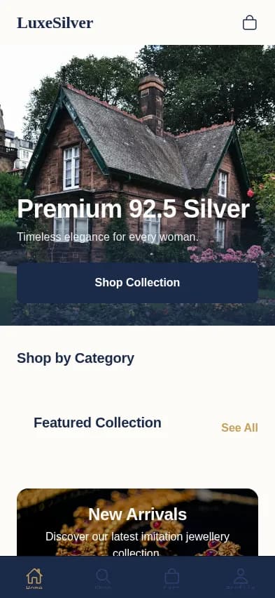 LuxeSilver Jewels App
